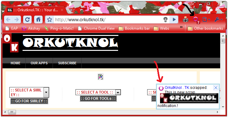 Orkut More easier With Chrome! | OrkutKnol.TK